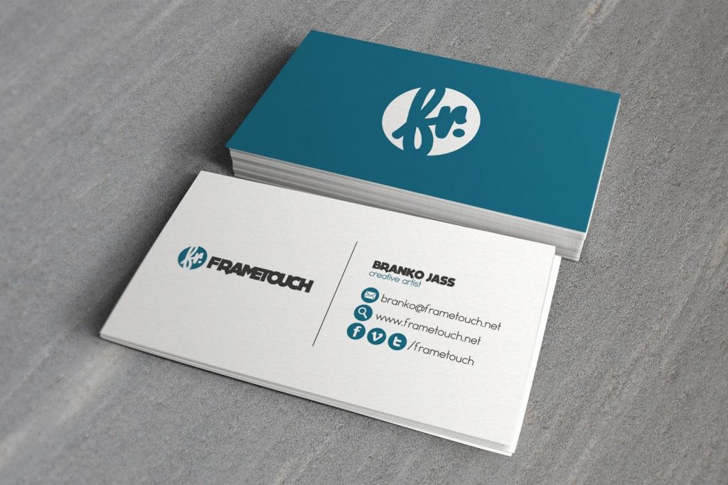 In card visit đẹp - bố cục làm card visit độc đáo